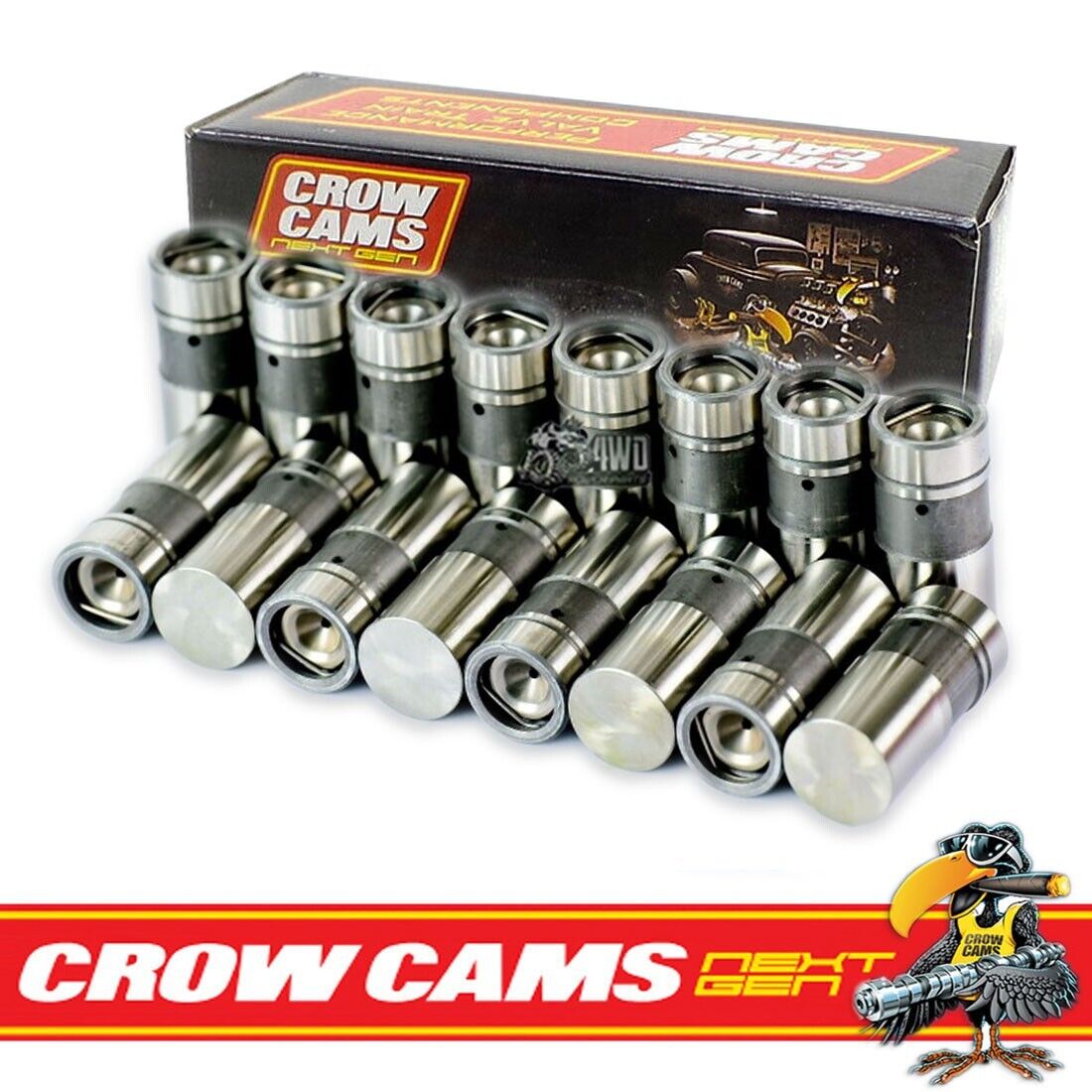 Crow Cams 21689 Cam Lifters Springs Retainers for Ford V8 302 351 Clev ...