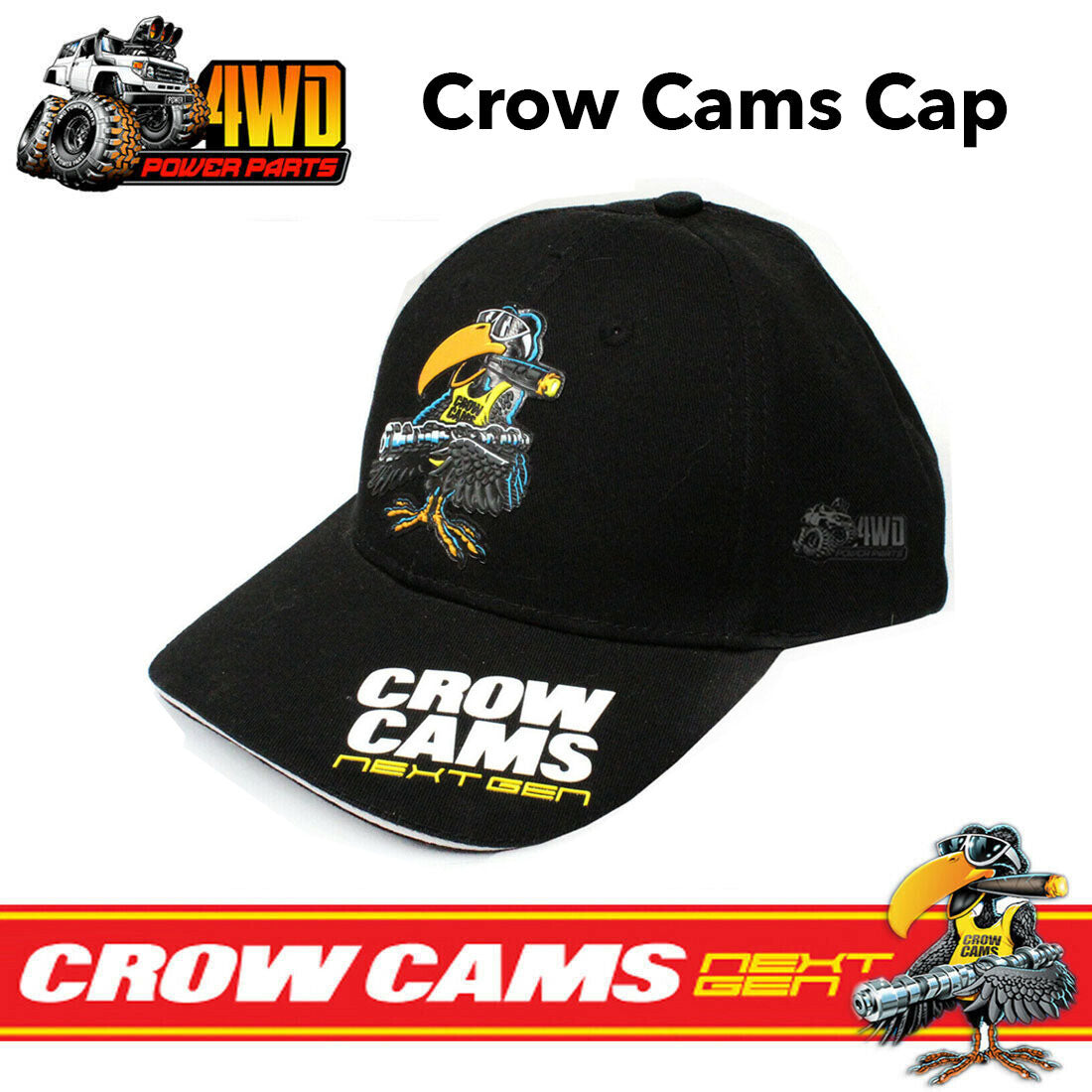 Crow Cams Gift Pack - T-Shirt, Cap, Banner, Stickers + Stubby Holder ...